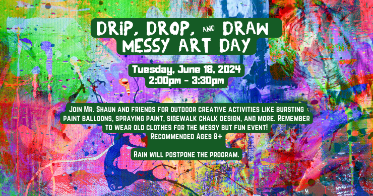 Drip, Drop, & Draw: Messy Art Day | McCracken County Public Library